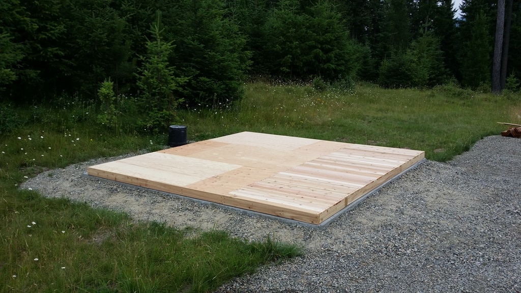 Cedar Shed Site Preparation - Weatherwise Timber Products